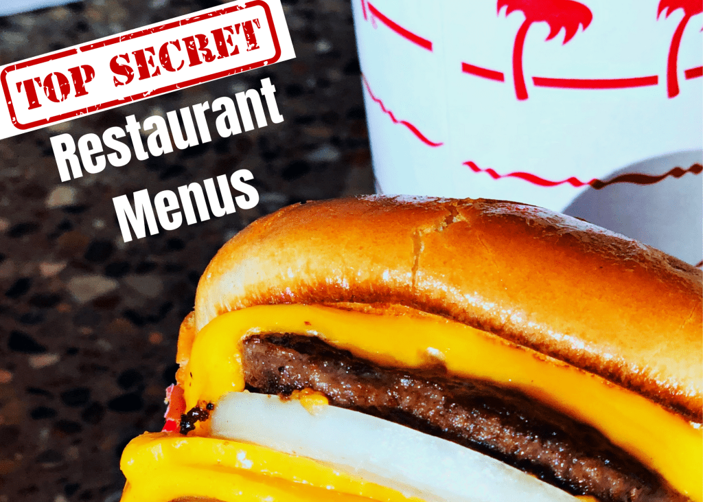Top Secret Restaurant Menus – by Jaimarie